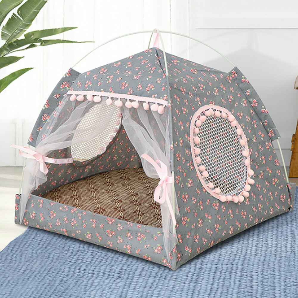 Летний кошачий наполнитель Весна Лето Кошка Маленькая собачья палатка Четыре сезона Универсальный собачий наполнитель Кошачий наполнитель Наполнитель для домашних животных