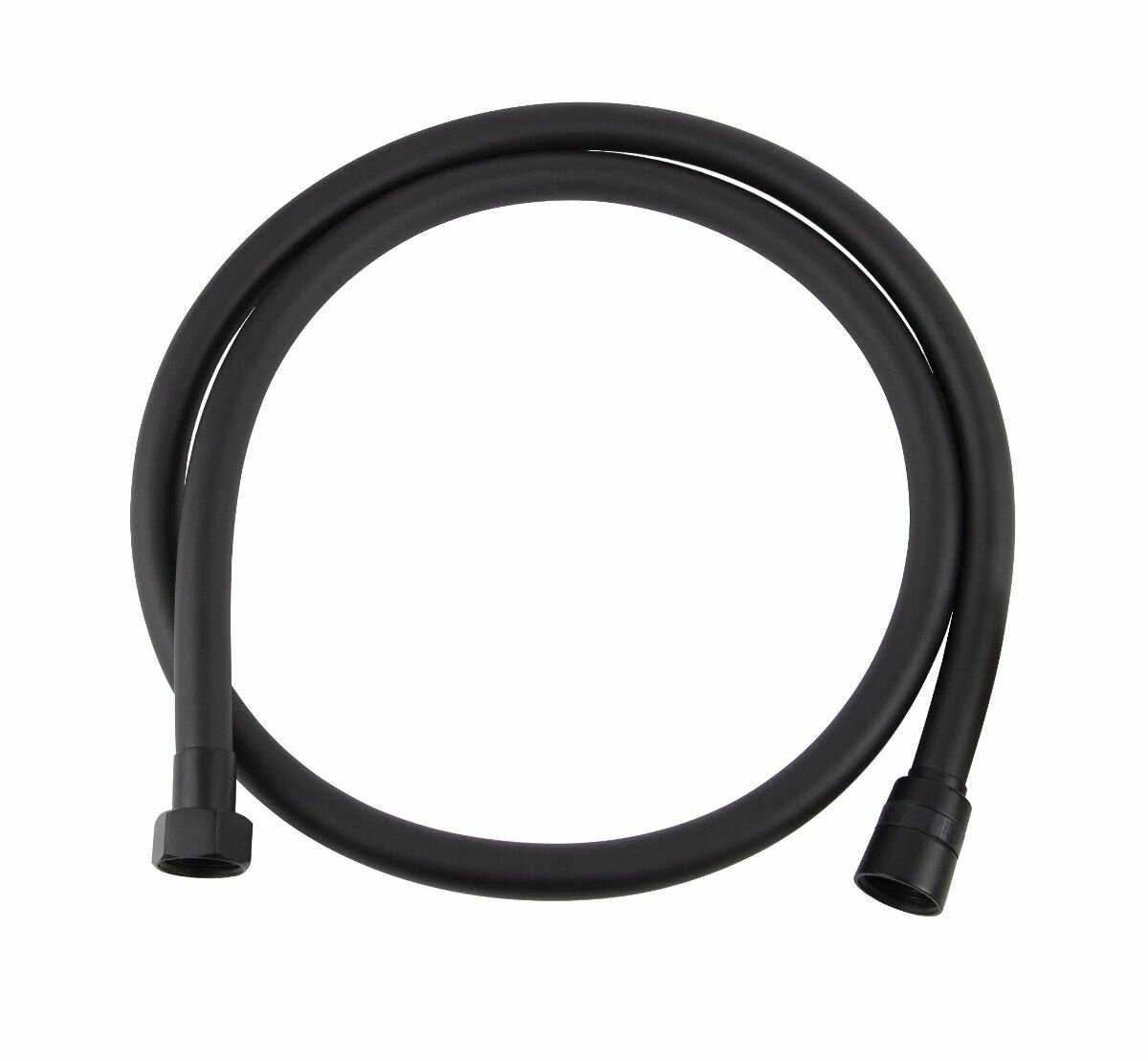 Шланг для душа KAISER 0062 ПВХ 1,7м чёрный матовый (виниловый) Black Matt