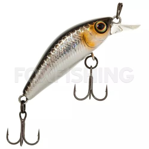 Воблер Jackall Chubby Minnow 35мм. hl silver & black
