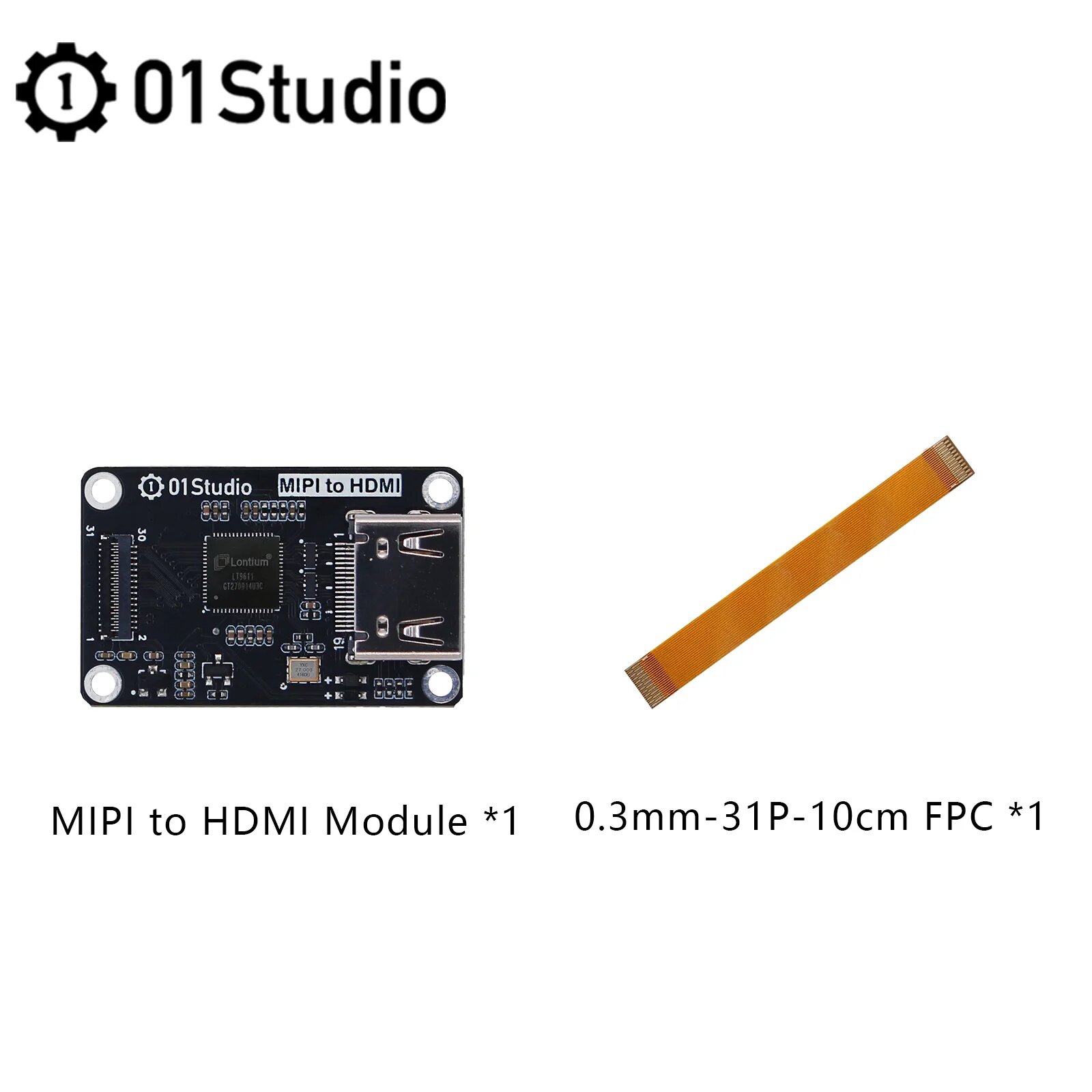 01Studio Модуль MIPI-HDMI для CanMV K230 mini AI