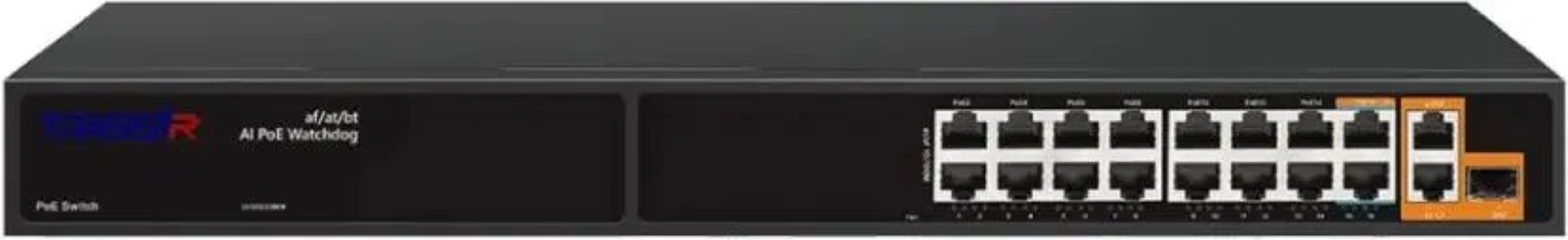 TR-NS11191S-285-16POE / Коммутатор Trassir TR-NS11191S-285-16PoE, неуправляемый