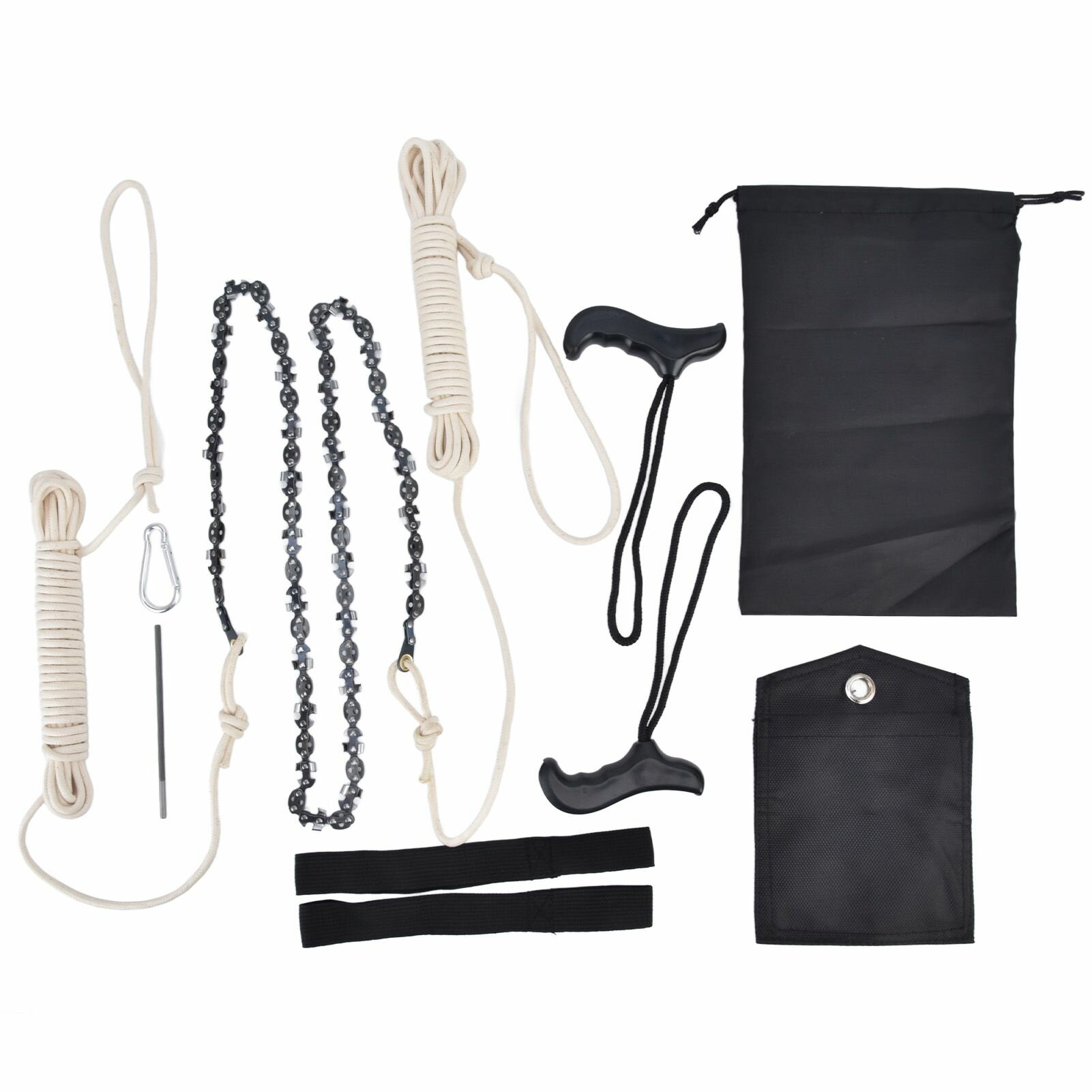 Ручная цепная пила, легкая обрезка веток, 64 секции, 62 зуба, 48 дюймов