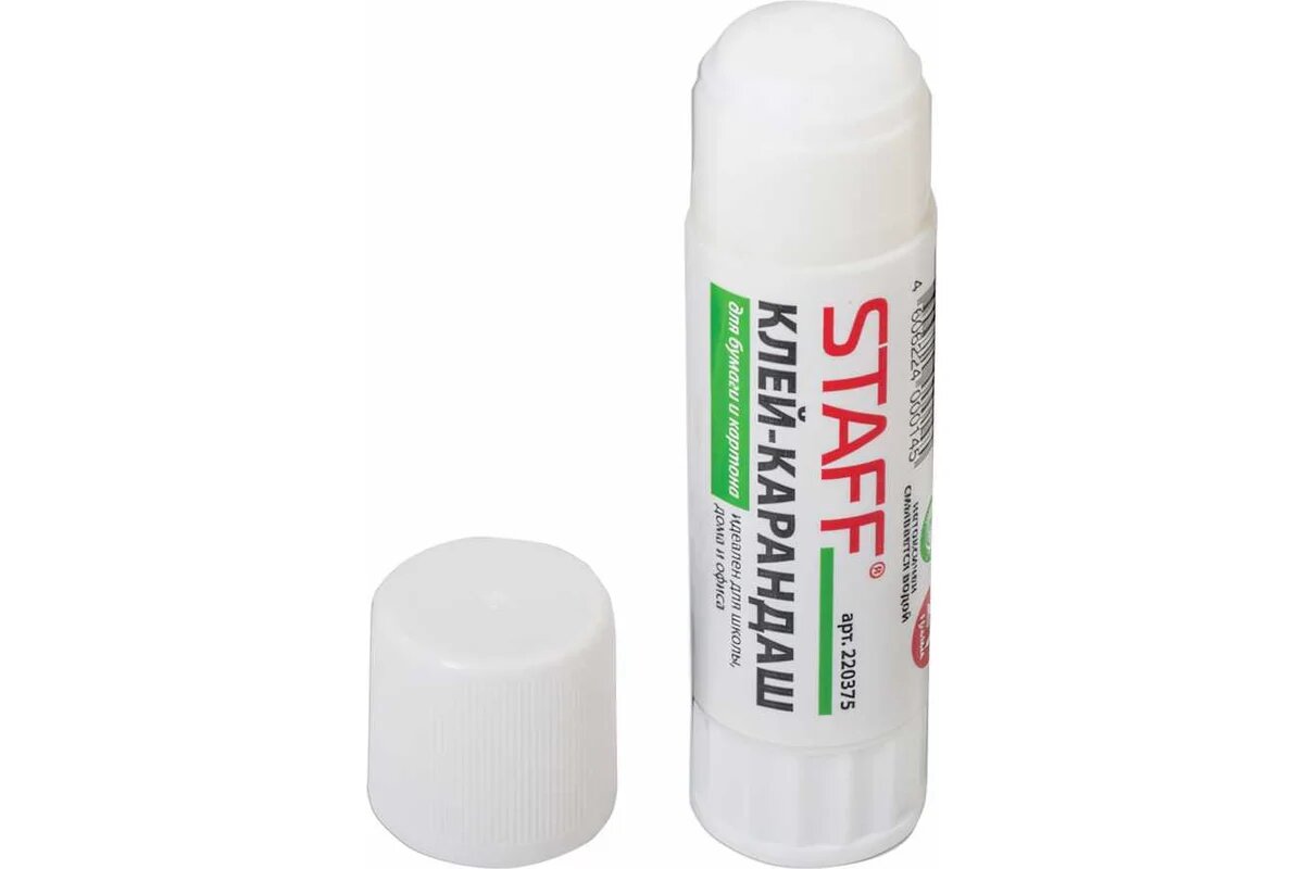 STAFF EVERYDAY Клей-карандаш 21 г для школьных проектов и рисования безопасный и удобный