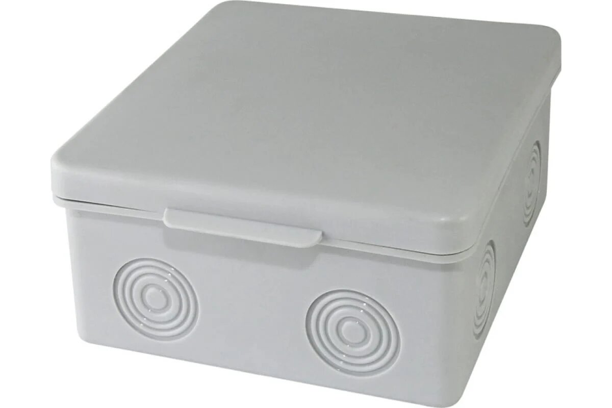 Урал ПАК Распаечная коробка 80х80х50 открытой проводки, 7 входов IP54(100)КО-52117080-100-i