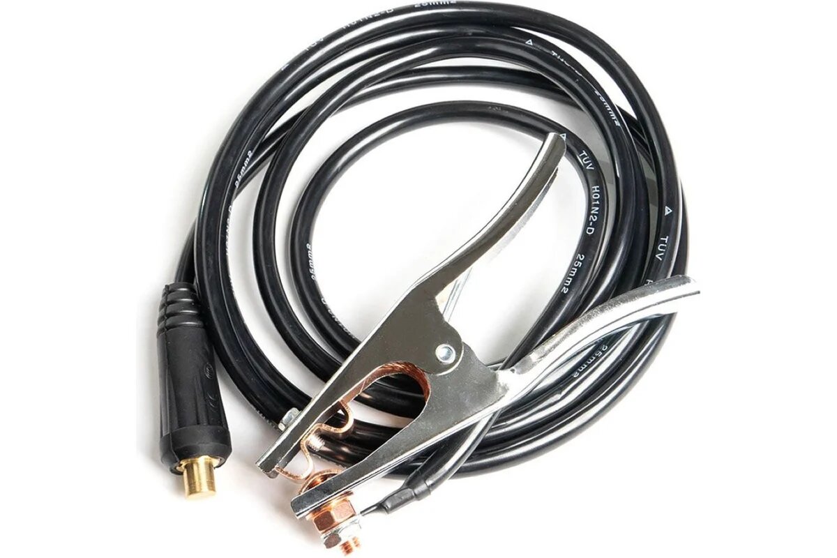 SINICA сварочный кабель WGC25500-CU с зажимом на массу, 3 м, сечение 25 мм², код 100104