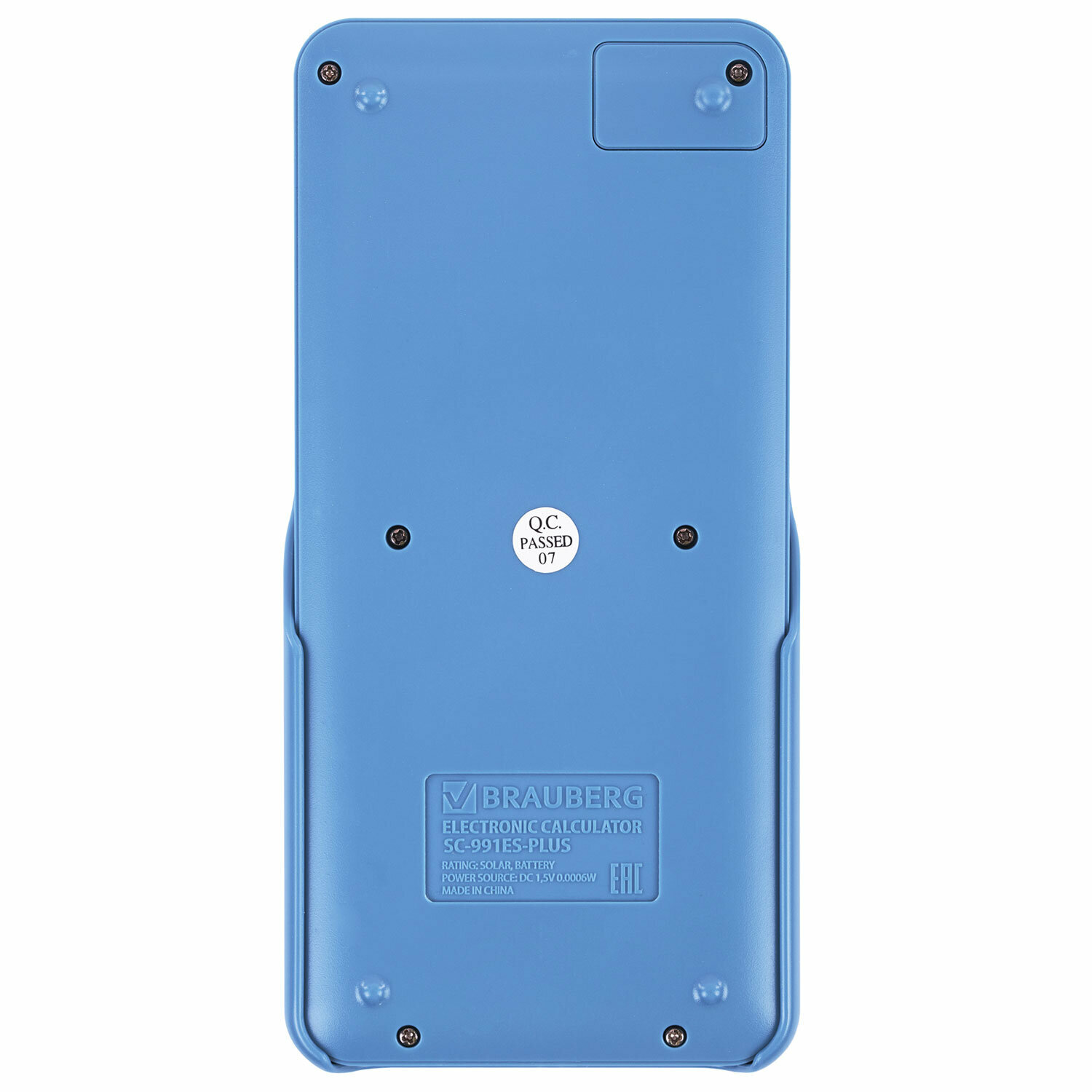 Калькулятор инженерный BRAUBERG SC-991ES-PLUS-BU (164х80 мм), 552 функции, 10+2 разряда, голубой, 272653
