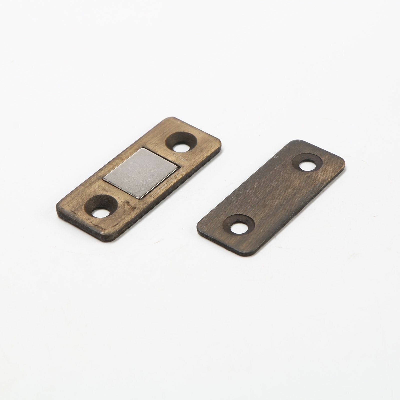 Магнитная защелка тундра, цвет бронза, 10 шт