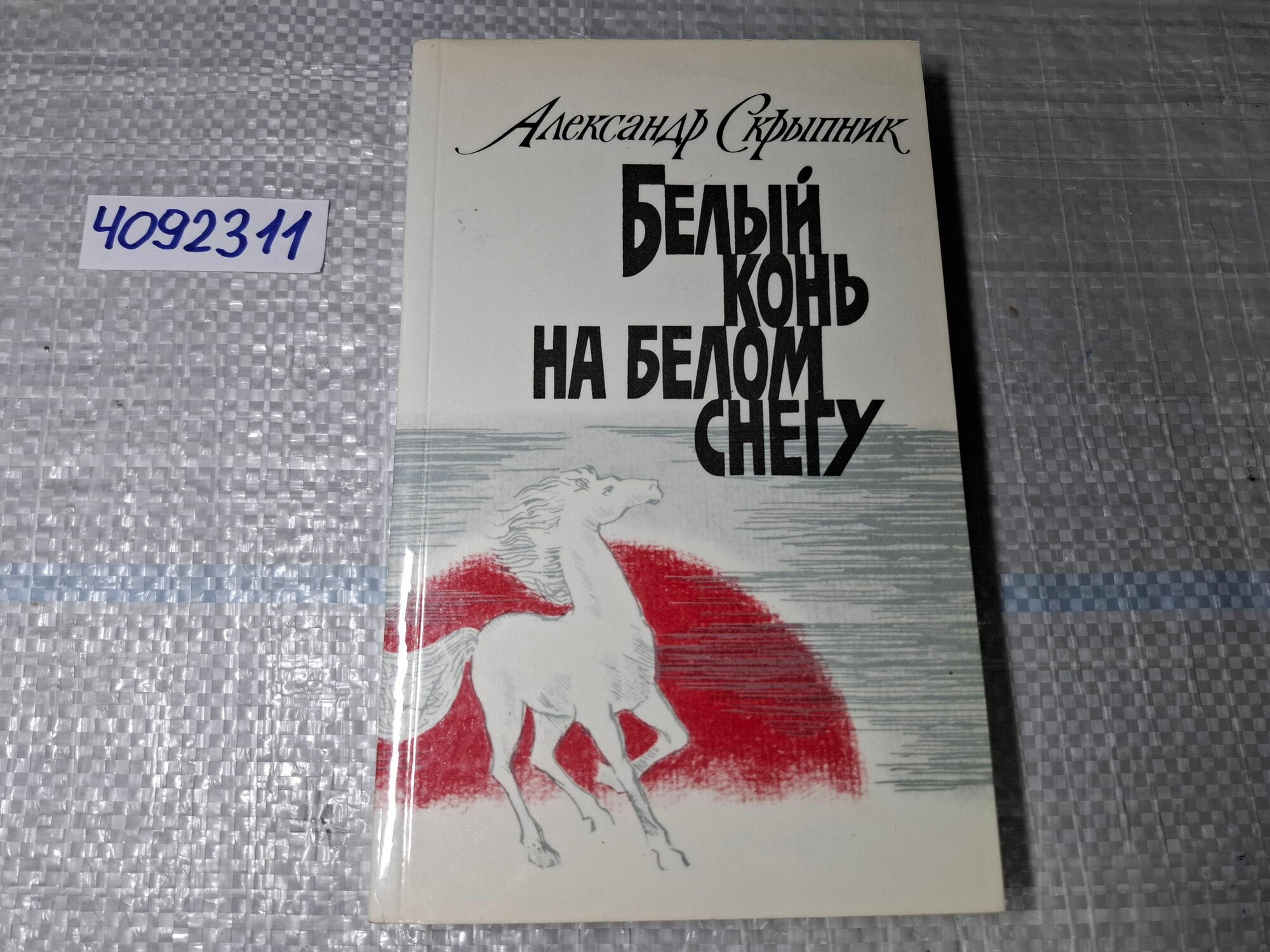 Белый конь на белом снегу Скрыпник Александр