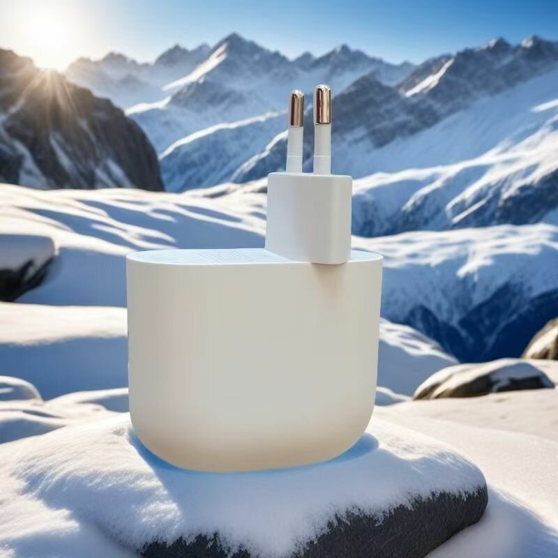 Google 45W Зарядное устройство / Зaрядка / Блок питания с USB и Type C для телефона / Быстрая зарядка Fast Charge / Белый