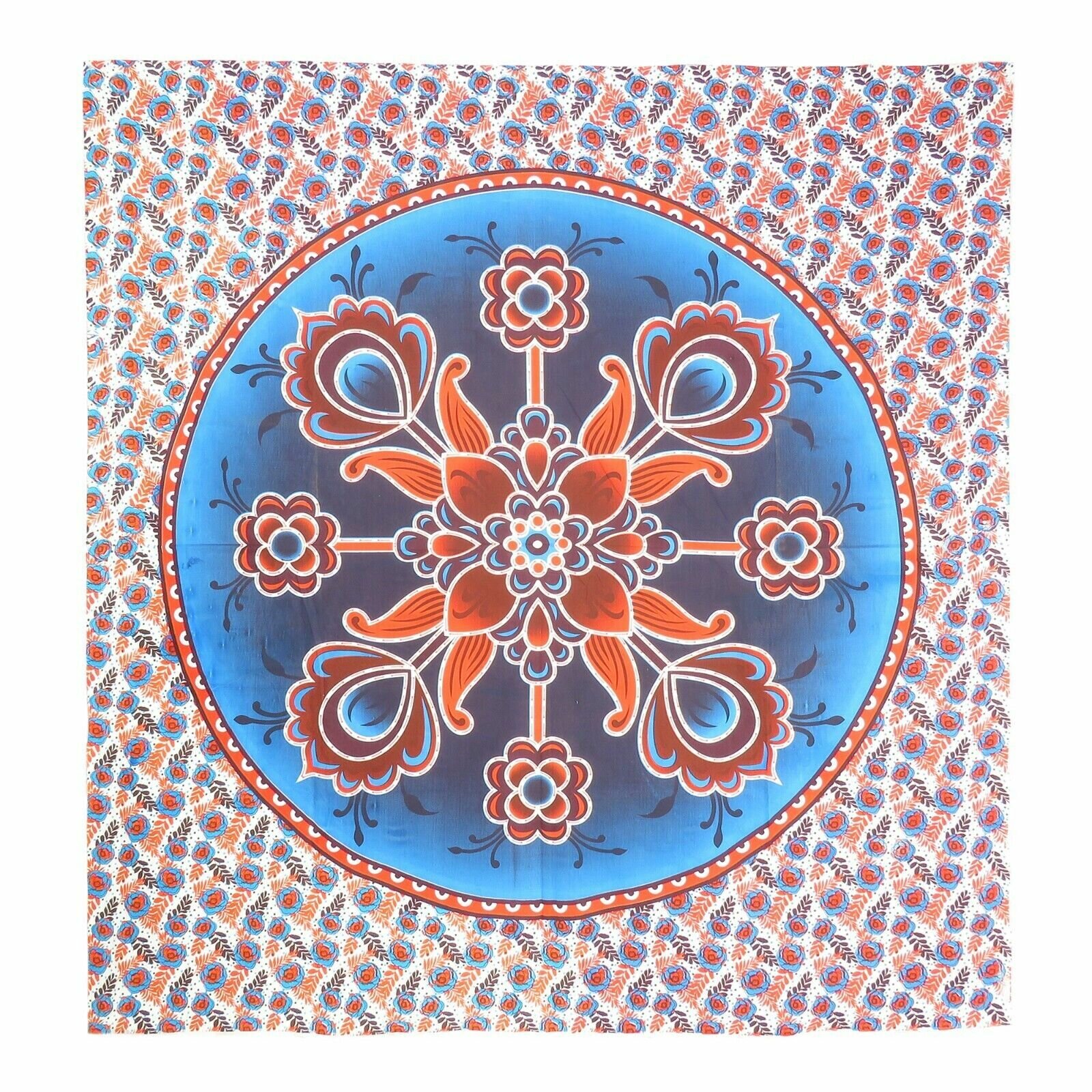 Гобелен Синий цветочный