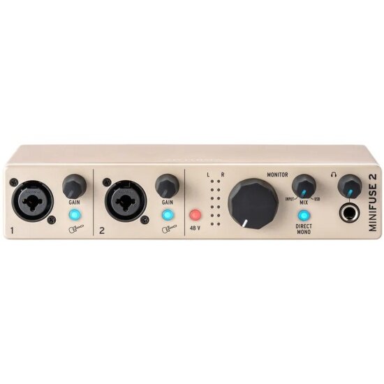 Аудиоинтерфейс Arturia USB MiniFuse 2 Champagne