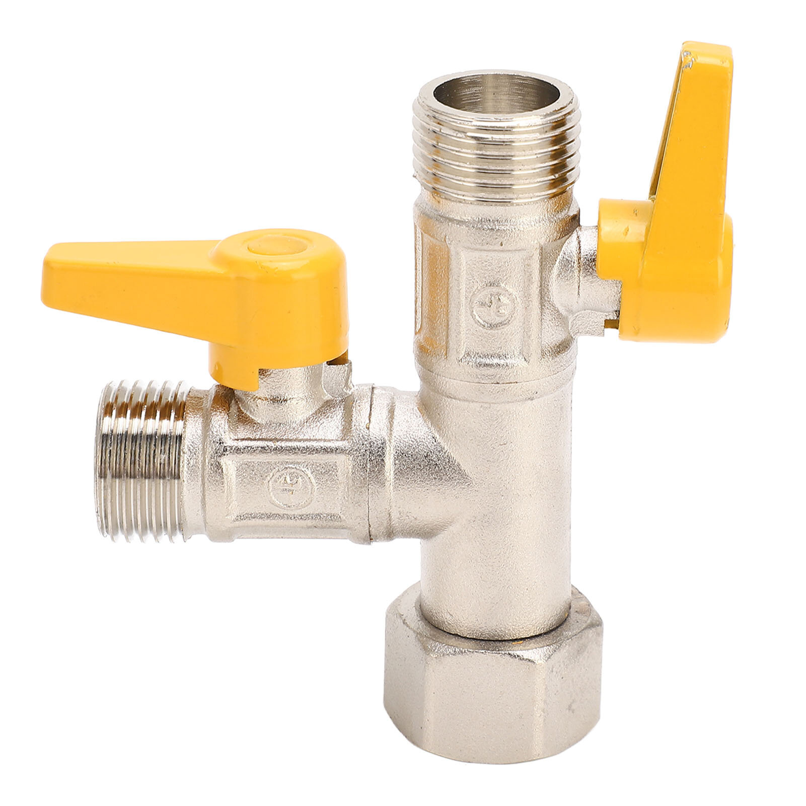 RV 3 Way By Pass Valve 1/2in NPT Water Heater Pump Converter Winterizing Parts with Dual Switches