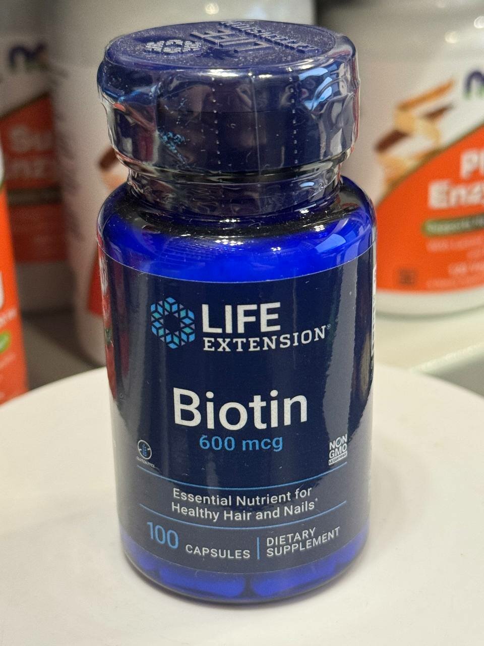Life Extension Biotin 600 mcg, Биотин, 100 капсул