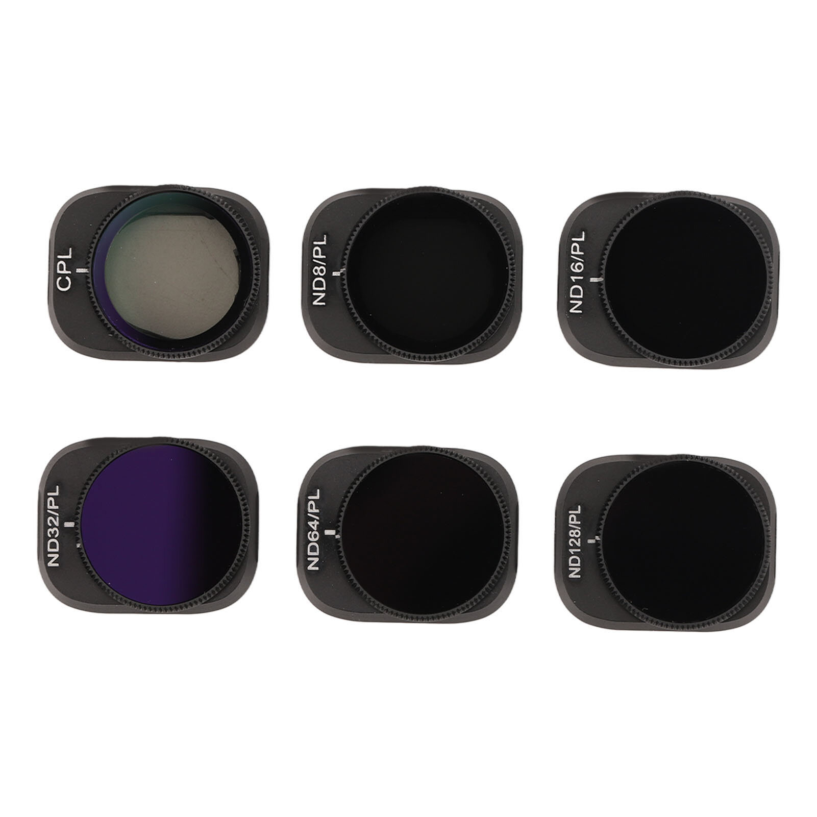 Комплект фильтров для дронов 6шт CPL ND8PL ND16PL ND32PL ND64PL ND128PL многослойные для Mini 3 Pro Mini 3