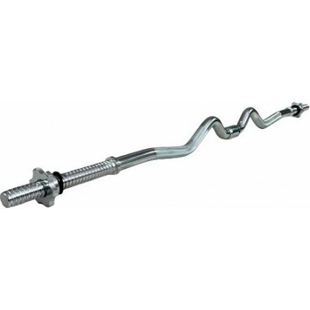 Гриф для штанги Atlas Sport EZ-образный хромированный, разборный EZ1260-25 D25