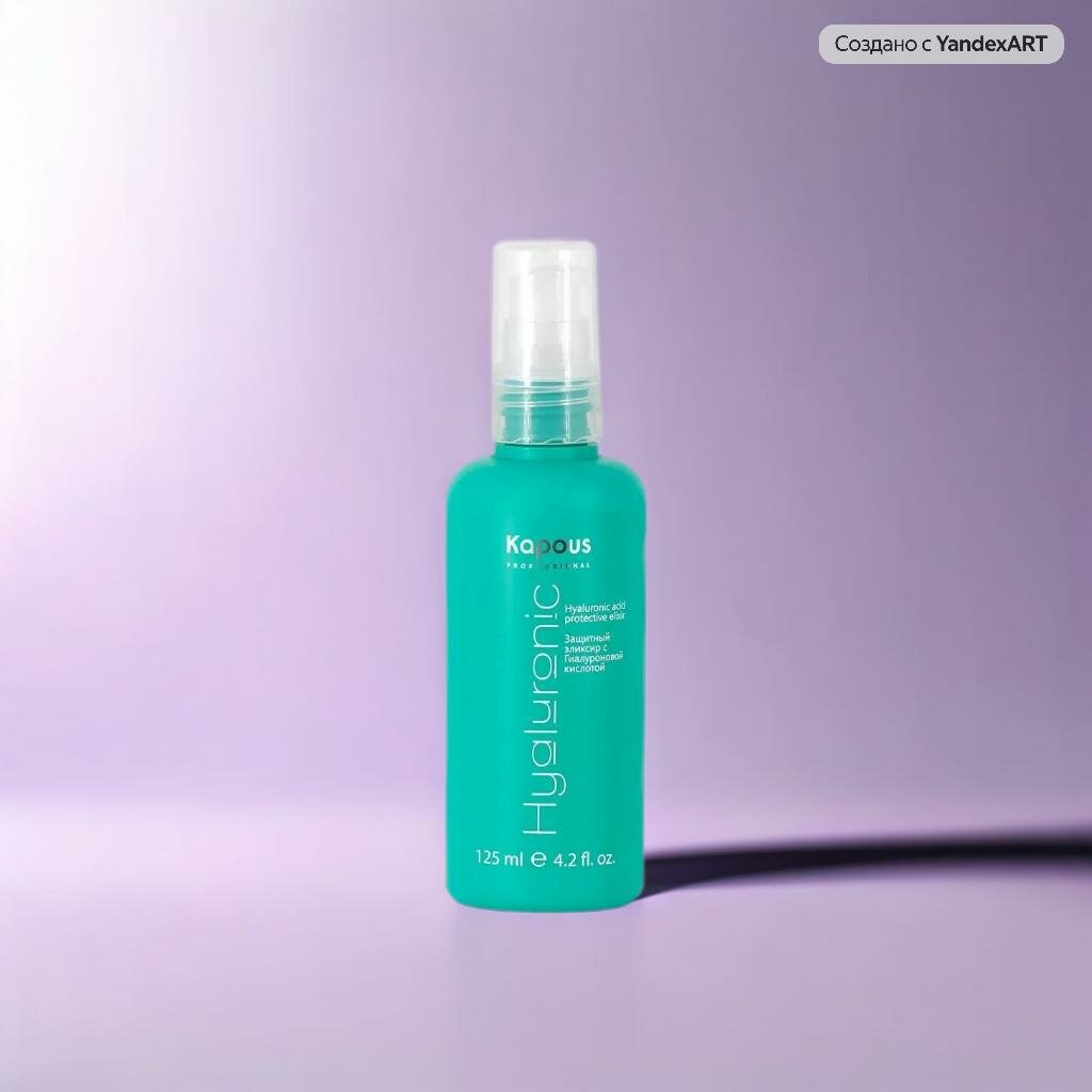 Защитный эликсир с гиалуроновой кислотой Kapous, серия "Hyaluronic Acid" 125 мл
