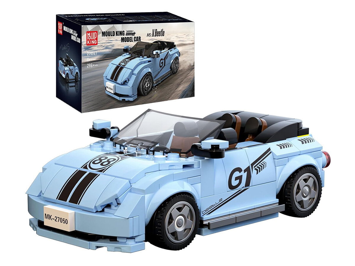 Конструктор Mould King 27047 MOC Мини-модель Volkswagen Beetle 27047