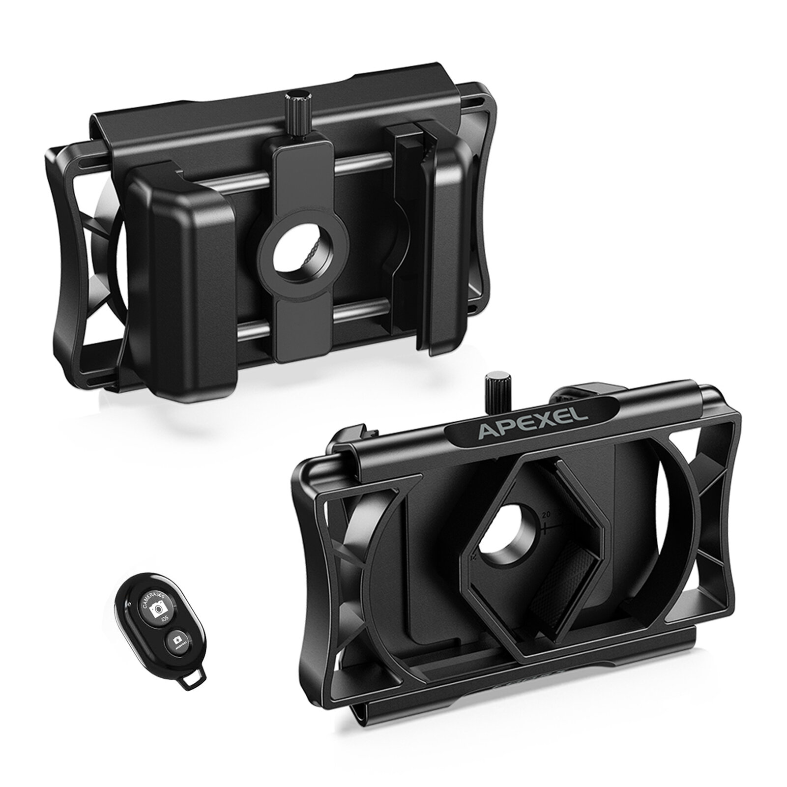 XEL APL-F002X Поворотный на 360 телефонный адаптер Телескоп Крепление для телефона для монокулярного микроскопа Зрительная труба