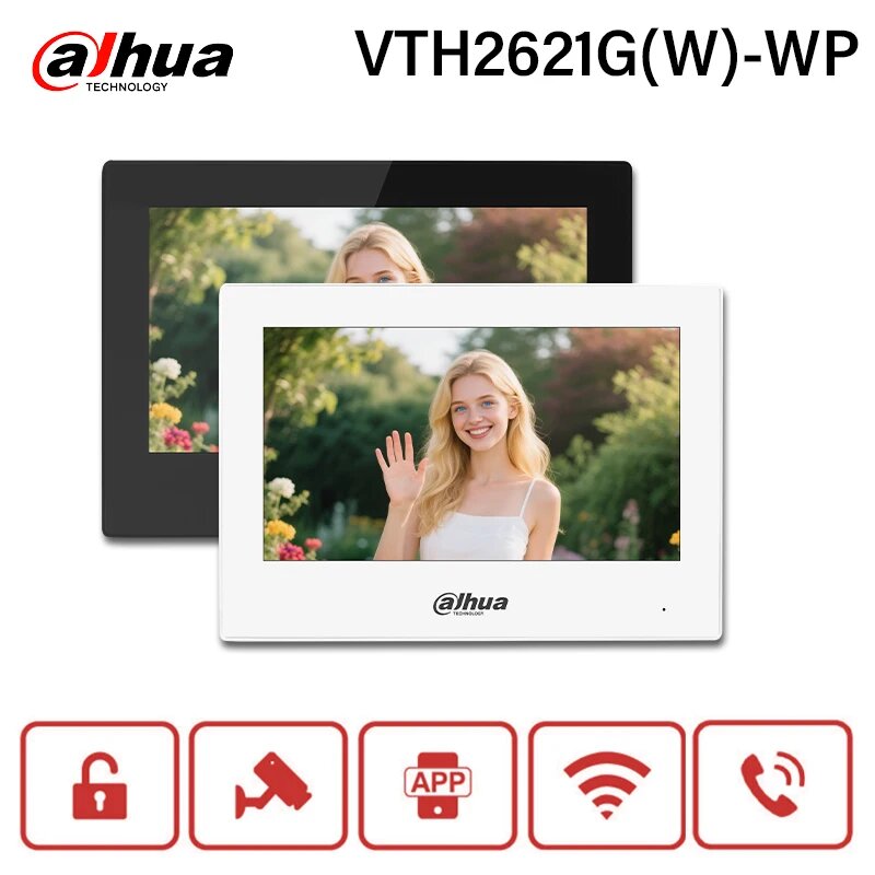 Dahua VTH2621G-WP / VTH2621GW-WP 7-дюймовый внутренний монитор White