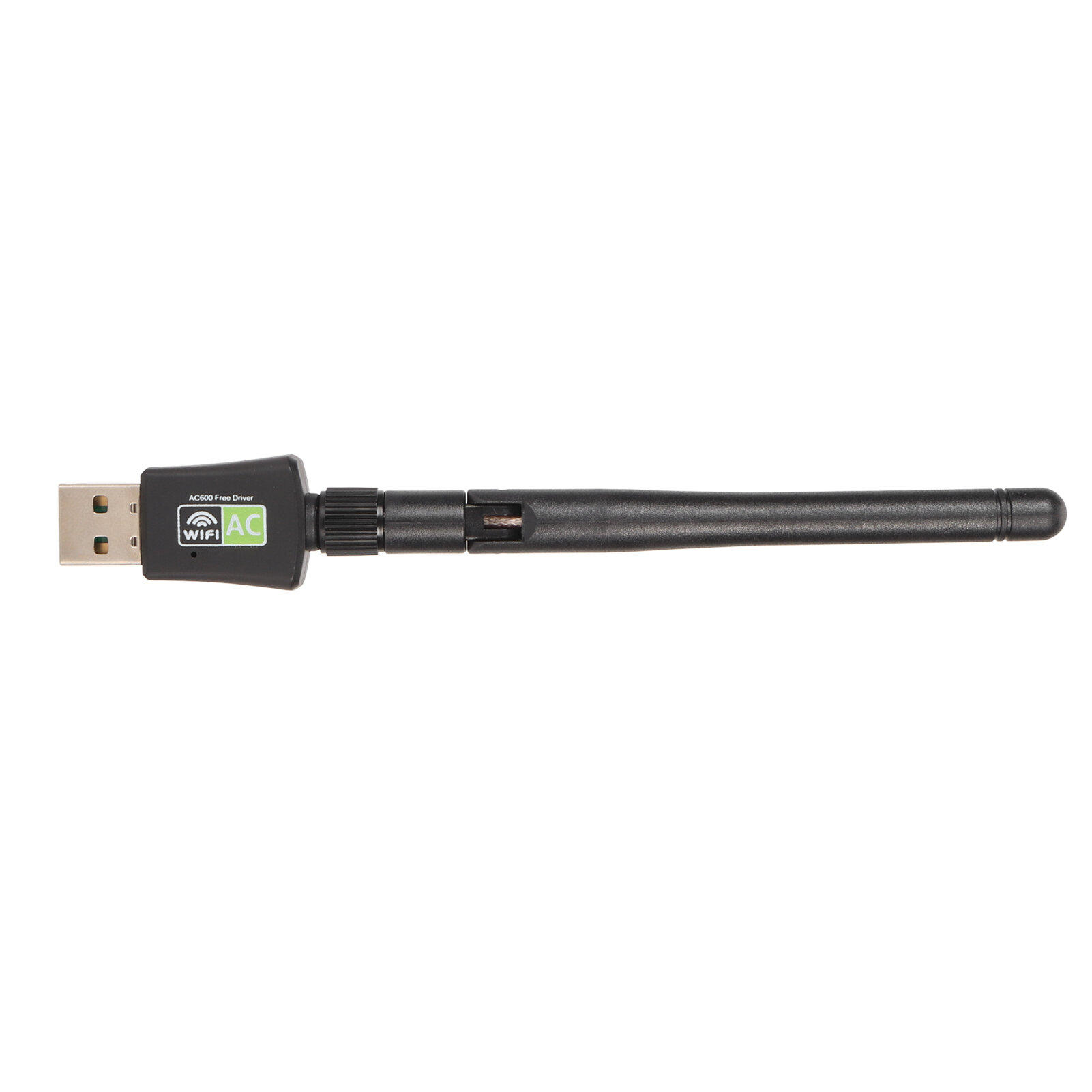 WiFi адаптер USB 2.0, dual band 2.4G/5G, 600Mbps, с антенной, для компьютеров и ноутбуков