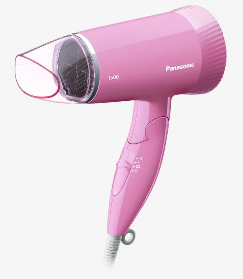 Фен Panasonic EH-ND57-P615, складной, 1500Вт, подача холодного воздуха, розовый