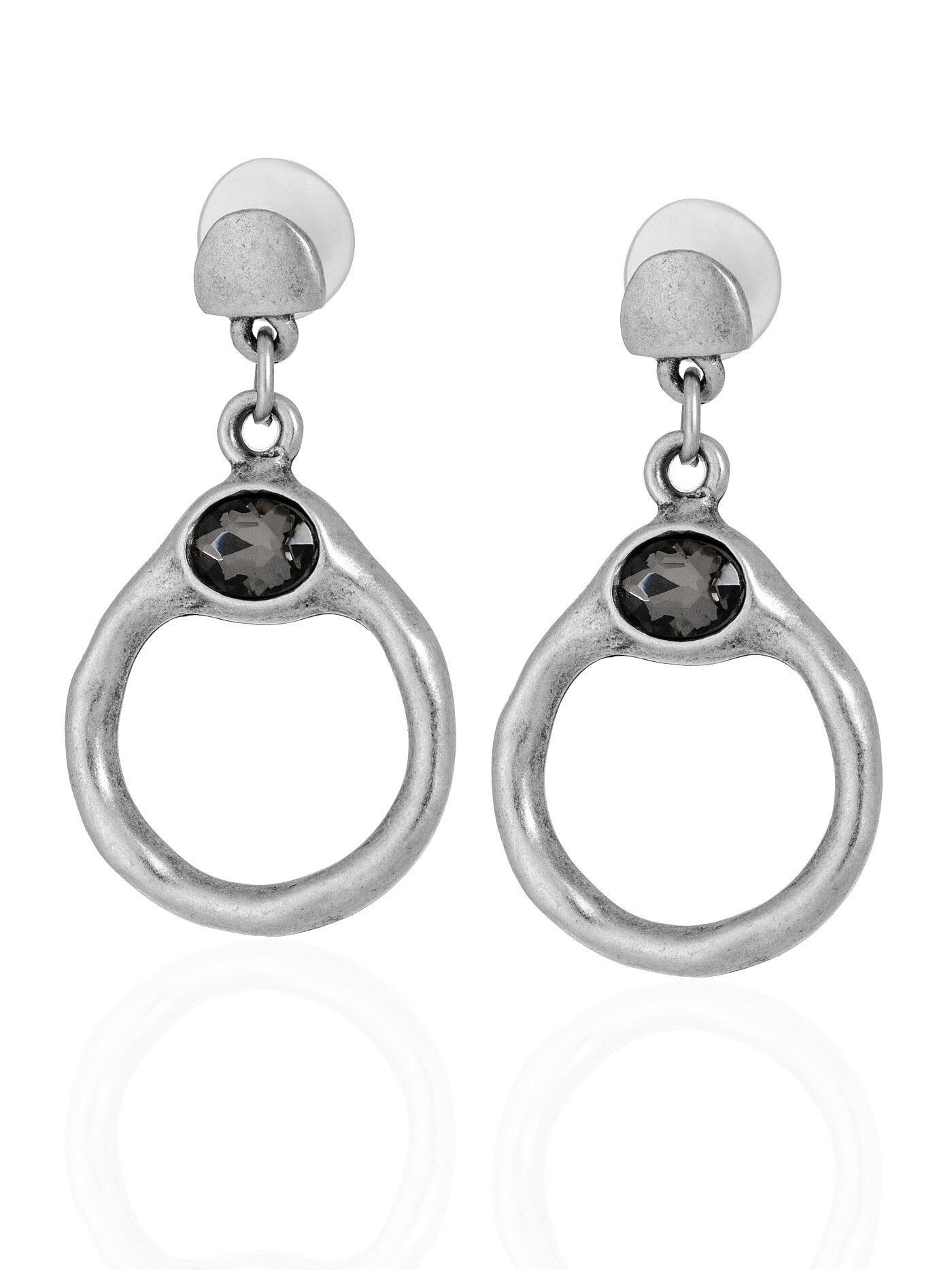 Серьги с подвесками, кристалл