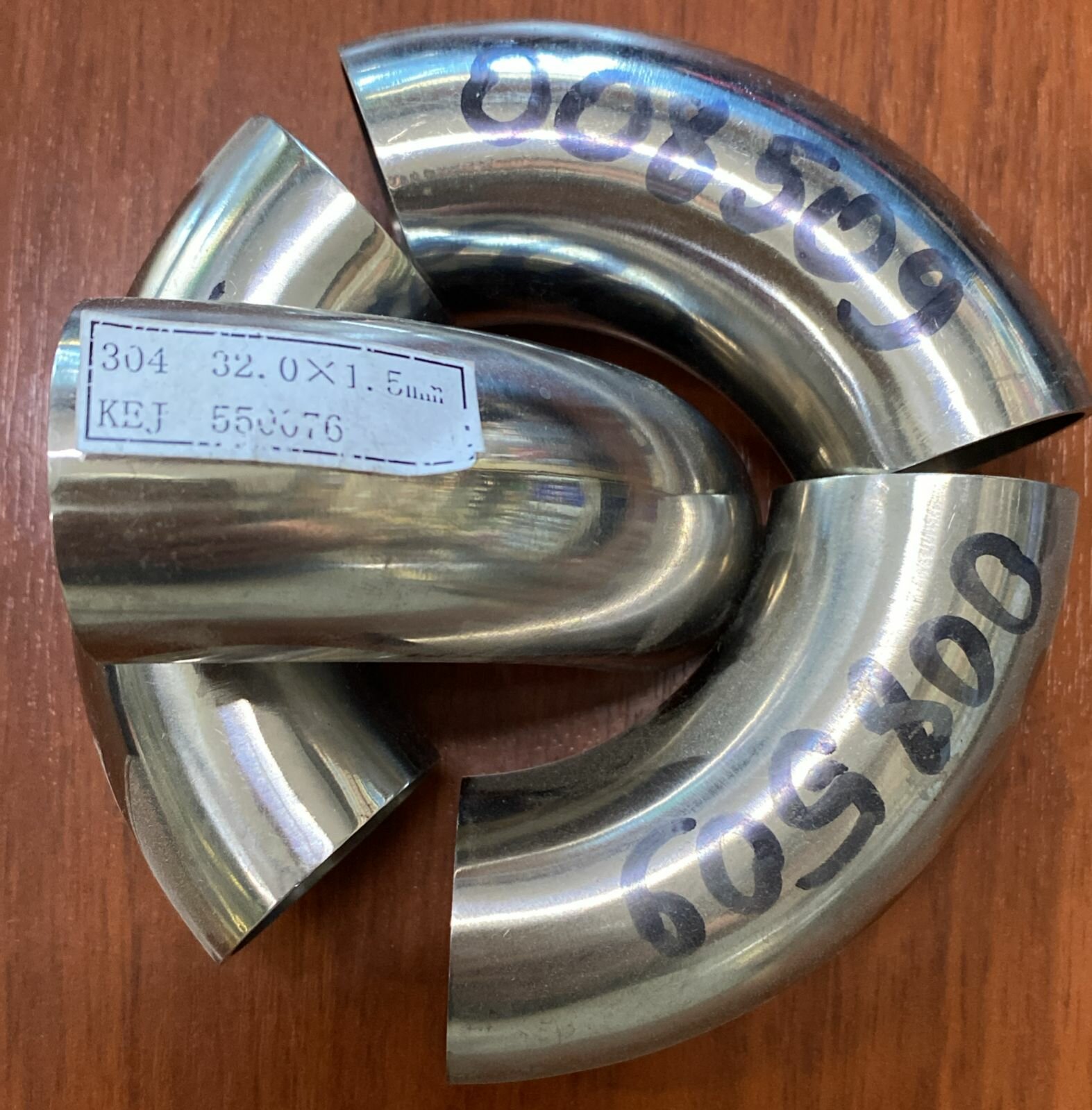 Отвод нержавеющий AISI 304 32х1,5