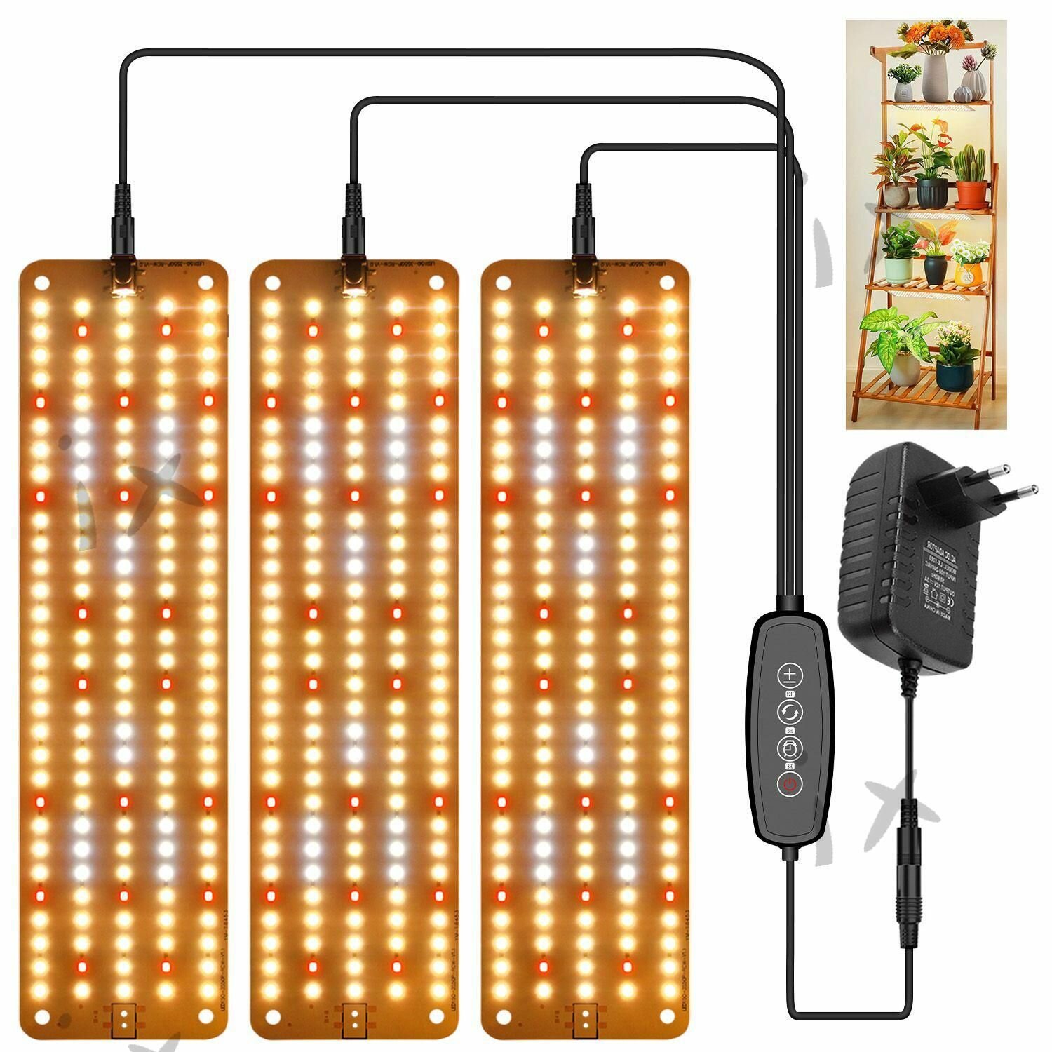 Светодиодные лампы для выращивания растений с полным спектром солнечного света3