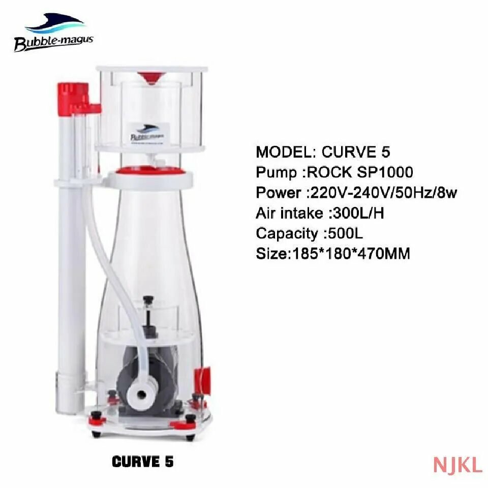 Внутренний протеиновый скиммер для аквариума Bubble Magus Curve 5/C5, насос постоянного тока, фильтр для аквариума с морской водой