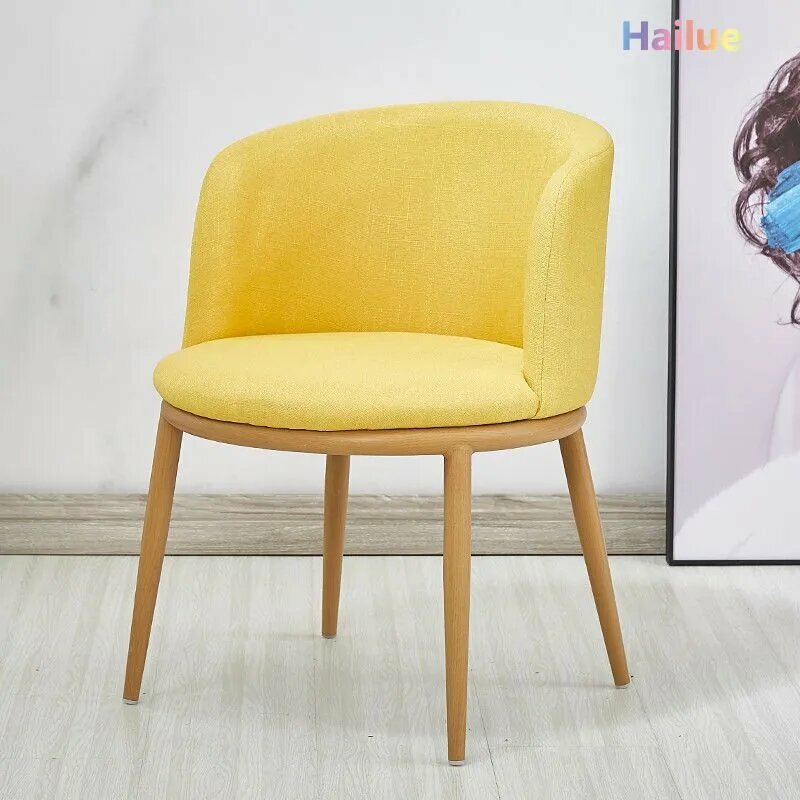 Обеденный стул "Арт-Деко", дерево, вельвет, желтый, 53 x 53 x 73 см