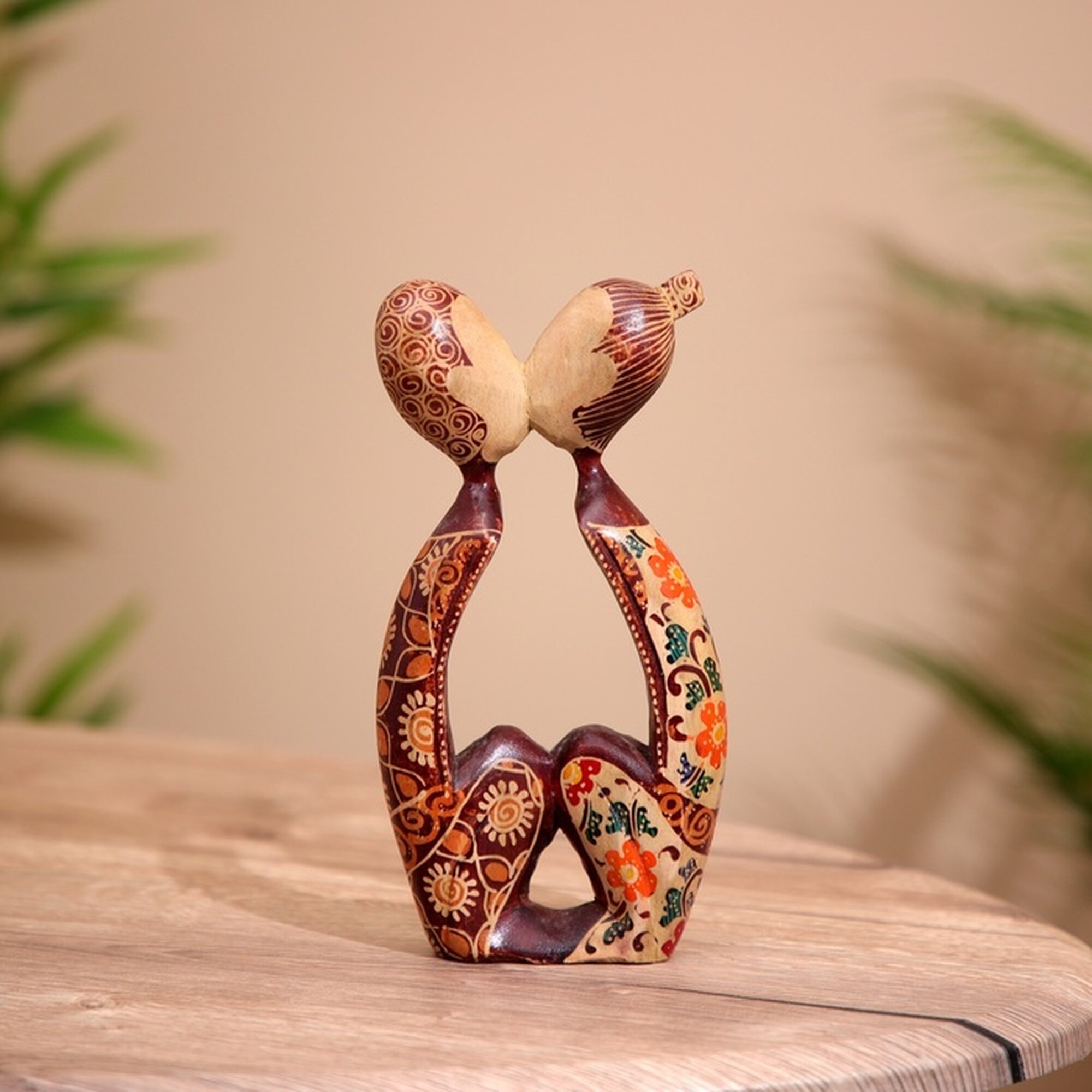 Статуэтка Сима-ленд "Вместе", деревянная, 20 см, ручная работа