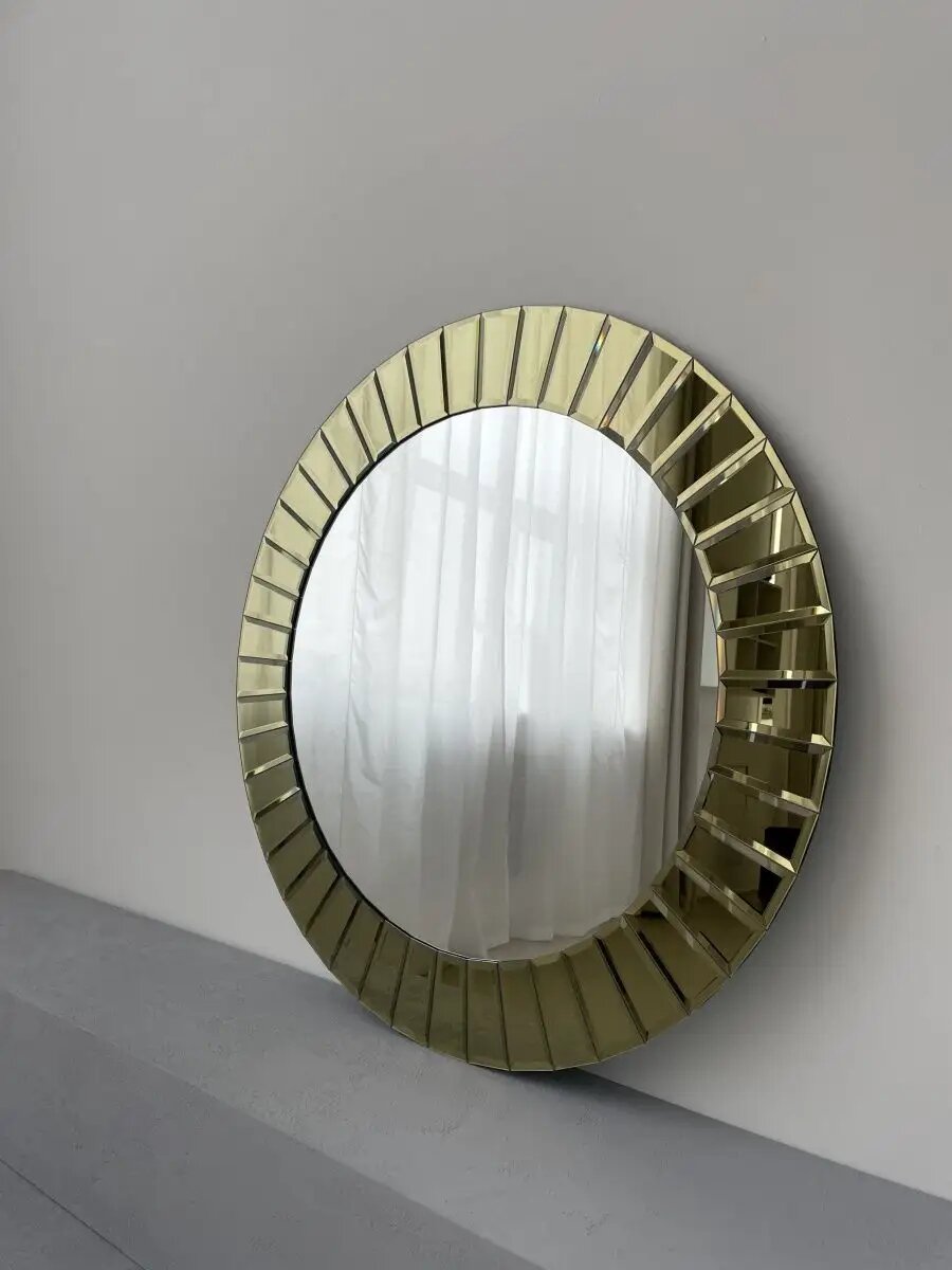 Зеркало круглое интерьерное 80 см