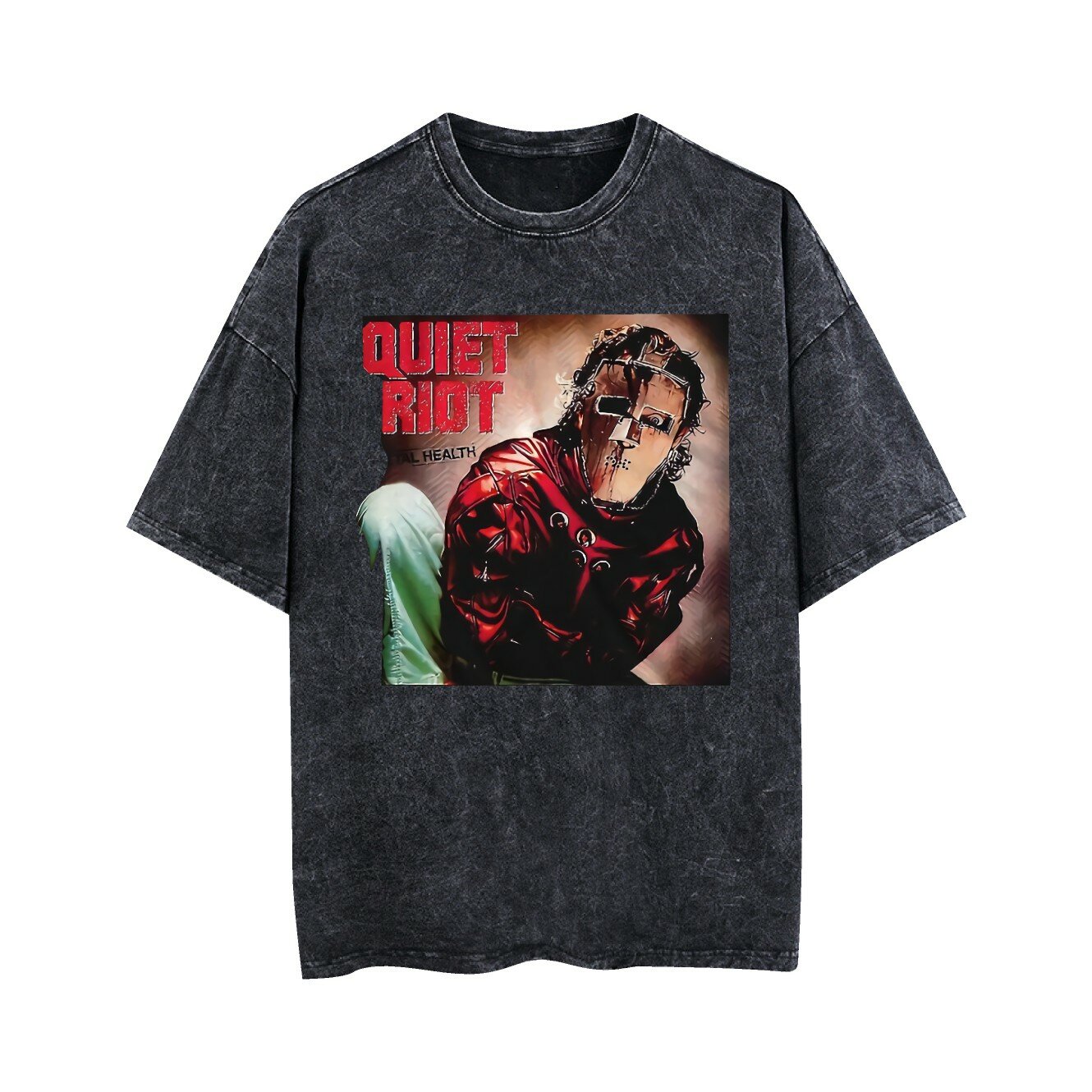 Ретро-футболка Quiet Riot Metal Health Album Art Quiet Riot Shirt