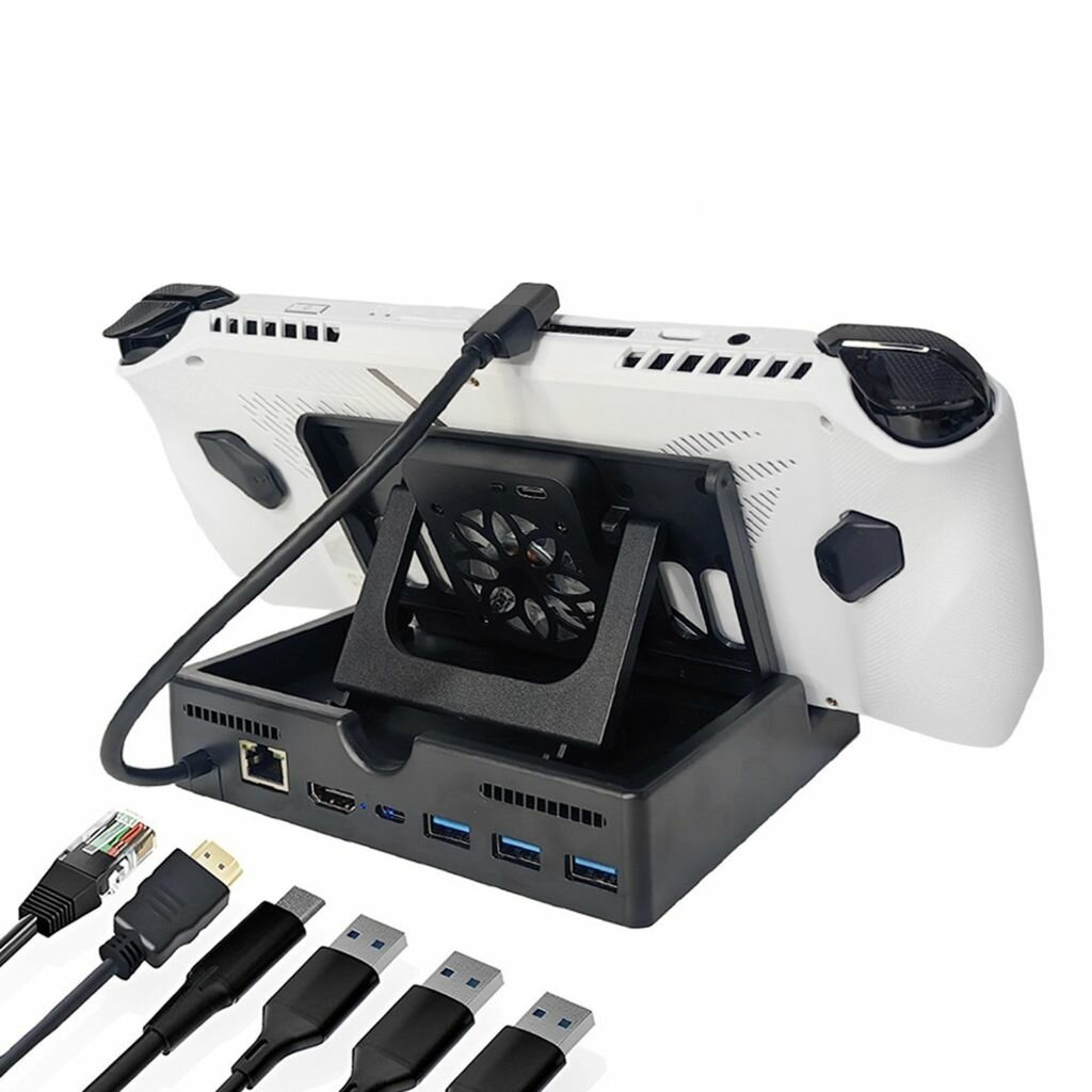 ((1x) ROG ALLY Docking Station Многофункциональная док-станция - 6 в 1)