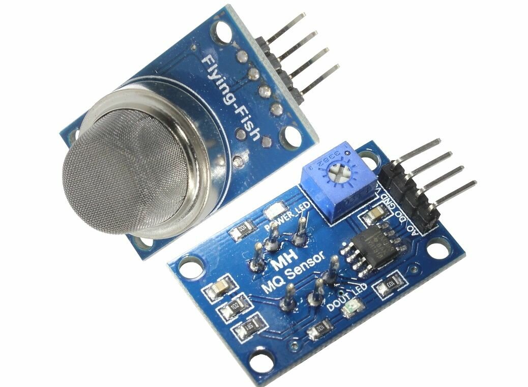 Датчик газа MQ-2 (углеводородные газы, дым)