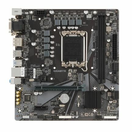 Материнская плата GIGABYTE H610M S2H (H610M S2H) - LGA 1700, Intel H610, 2хDDR4-3200 МГц, 1хPCI-Ex16, 1хM.2, Micro-ATX