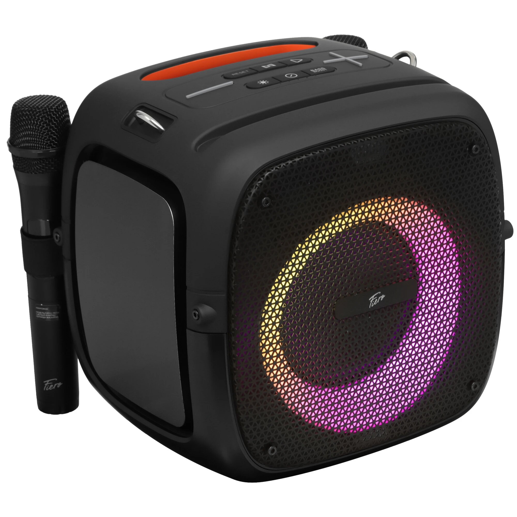 Портативная аудиосистема Fiero Horn FR750 (160 Вт, Bluetooth, AUX), черный