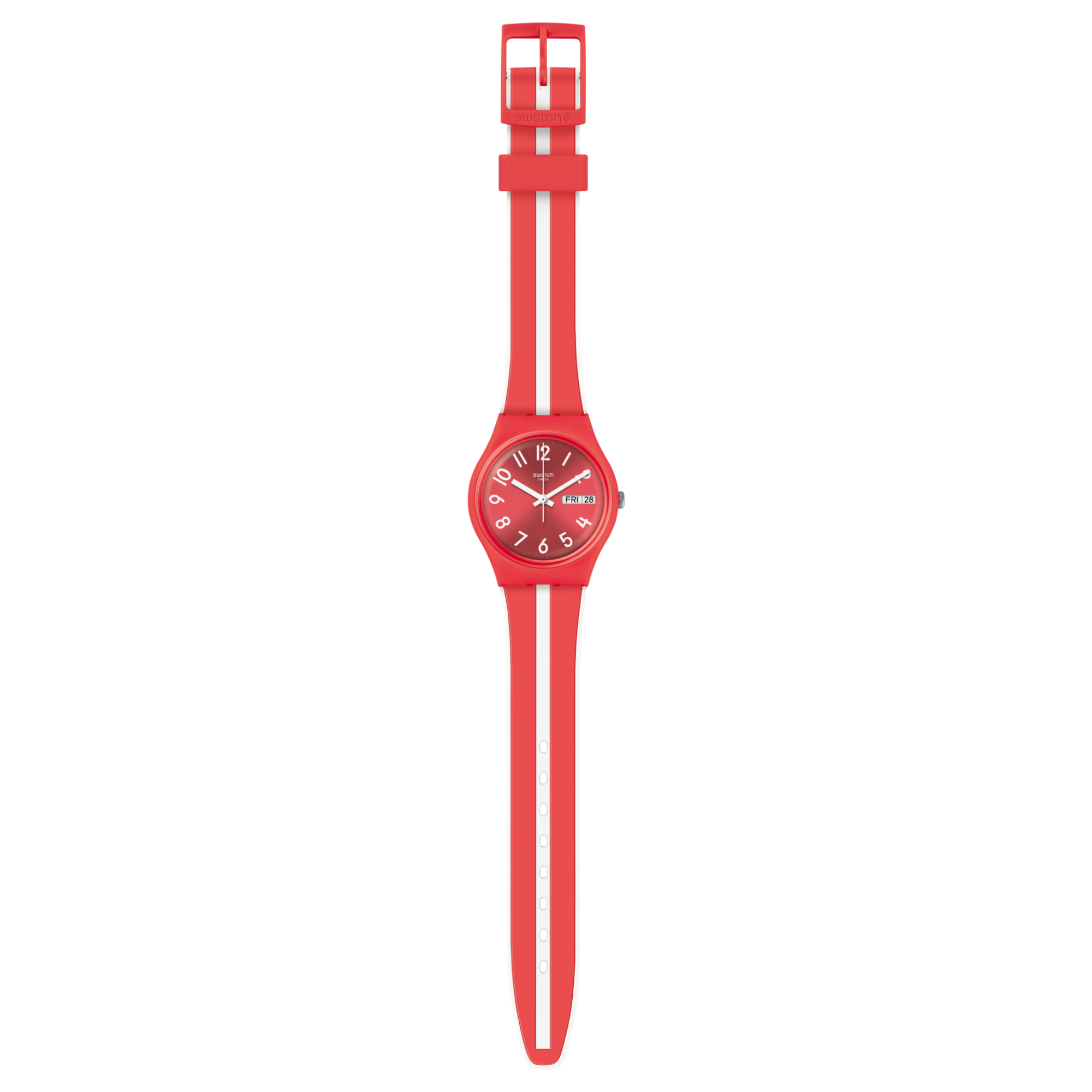 Наручные часы Swatch, красный — фото 1