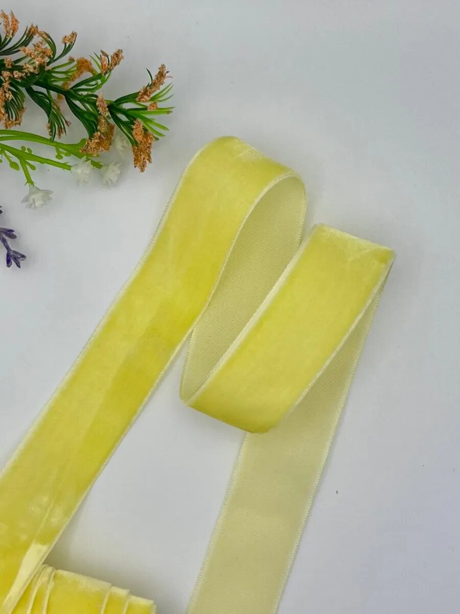 Бархатная лента Premium2,5см (4м)