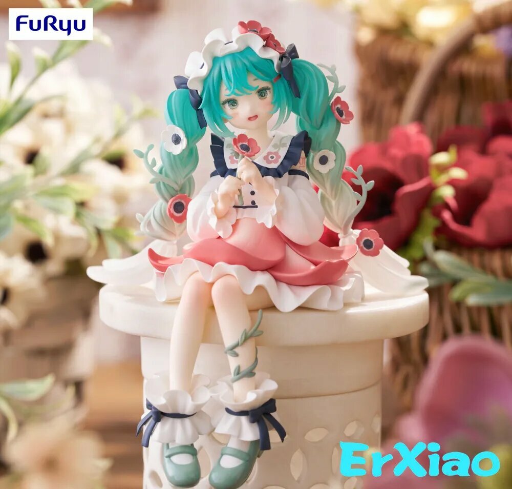Фигурка FuRyu , Noodle Stopper Figure , Flower Fairy , Хацунэ Мику / Hatsune Miku Anemone Ver. 14cm