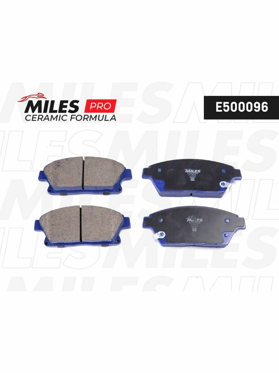 Колодки тормозные дисковые передние MILES E500096 для CHEVROLET Cruze, OPEL Astra, Mokka