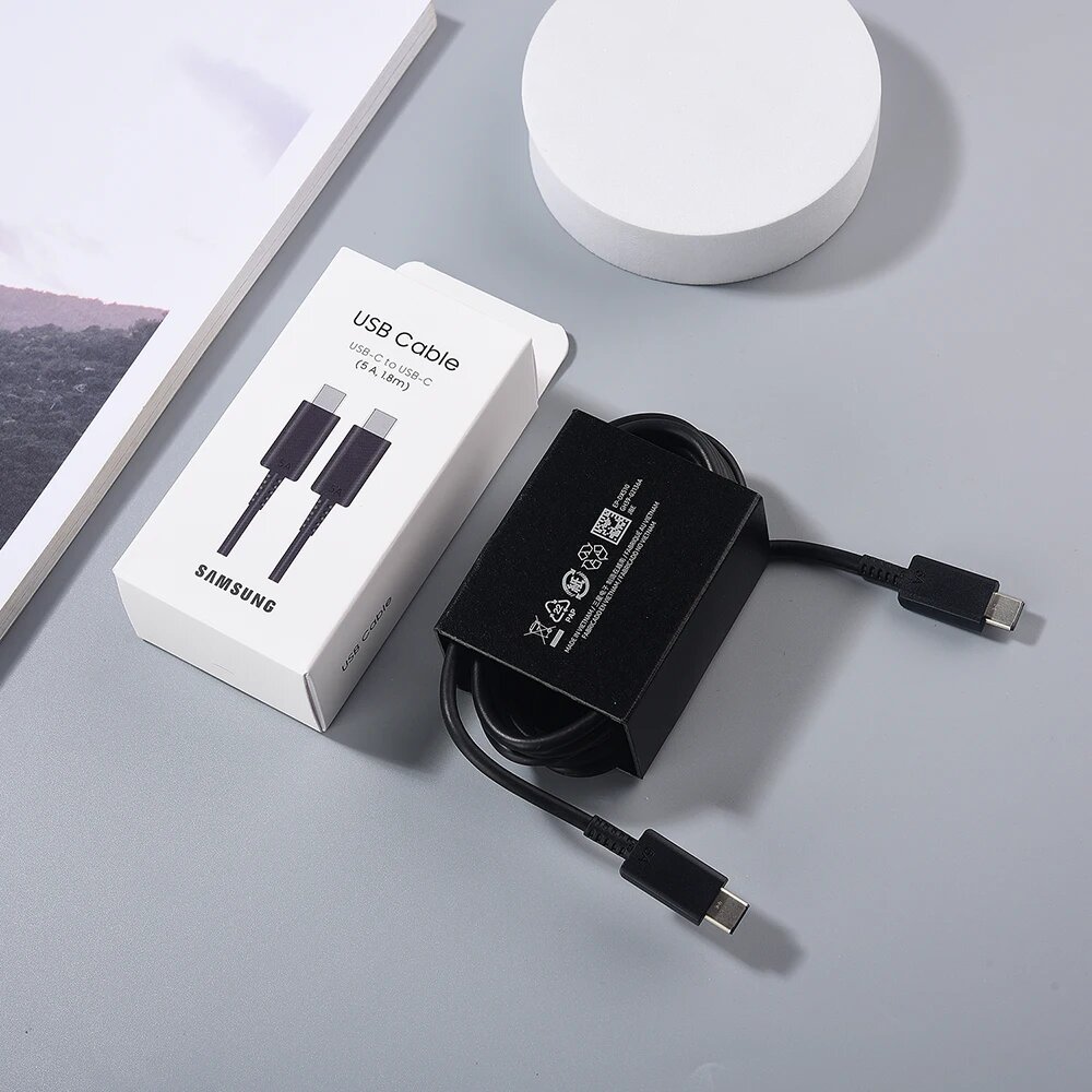 Кабель USB-C Samsung 180см, черный, в коробке