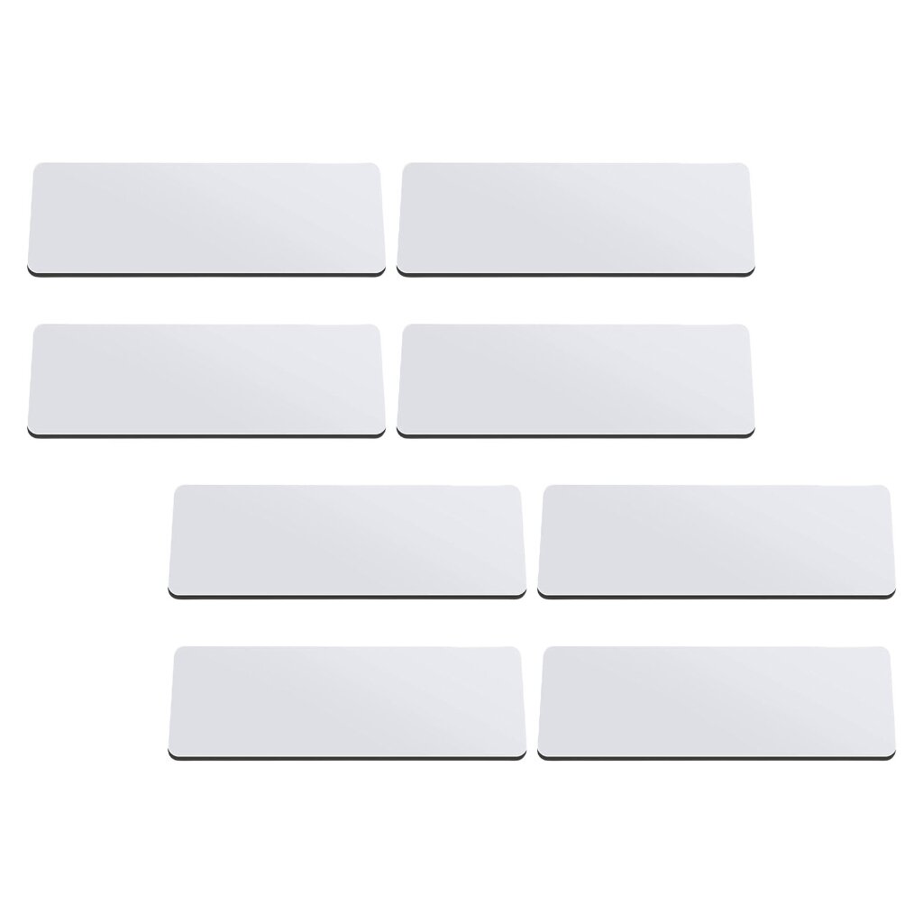8 Штук Пустой Именной Бейдж с Булавкой Многоразового Использования Удостоверение Личности Держатель Бейджа с Булавкой для Офисных Работников Студентов Сотрудников