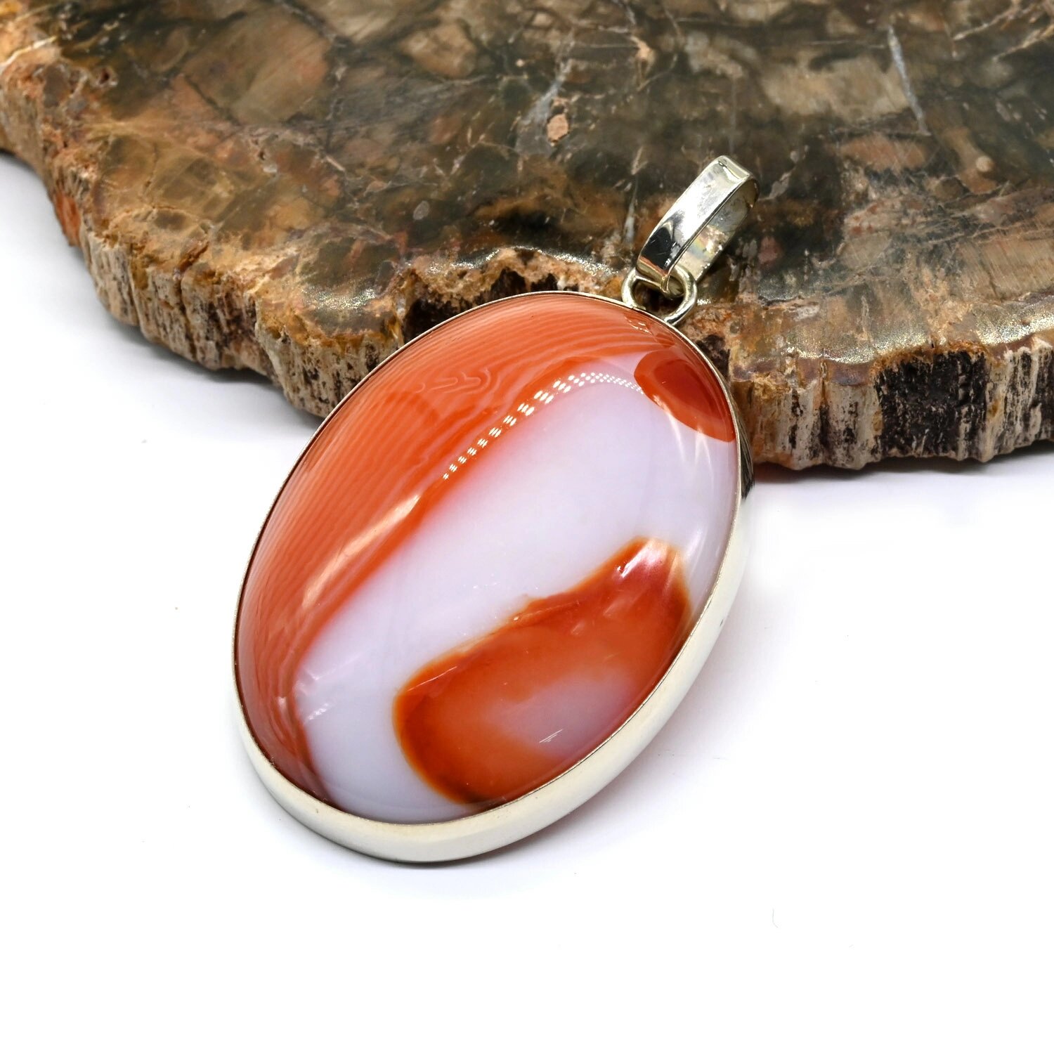 Подвеска, сердолик