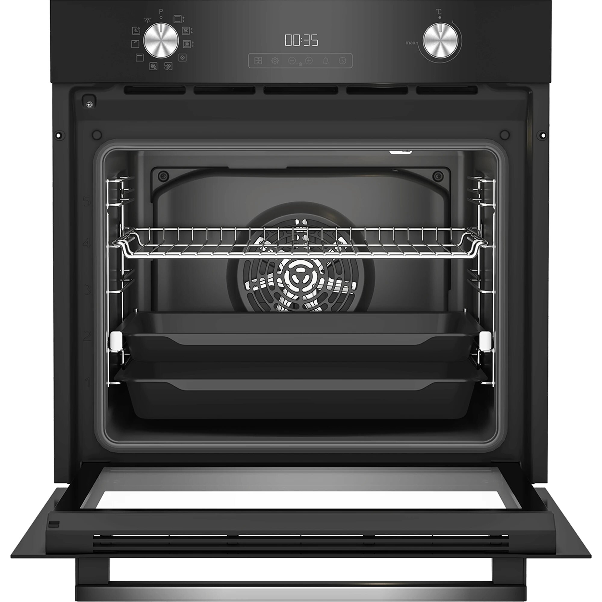 Электрический духовой шкаф Hotpoint FE8 831 JSH BLG, цвет черный