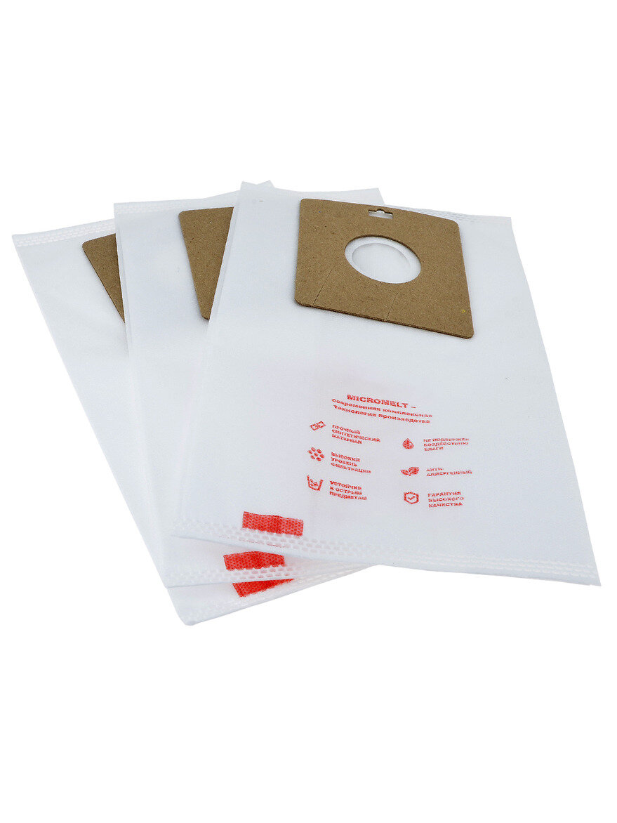 Мешки синтетические 3 шт для пылесоса REDMOND RV-307