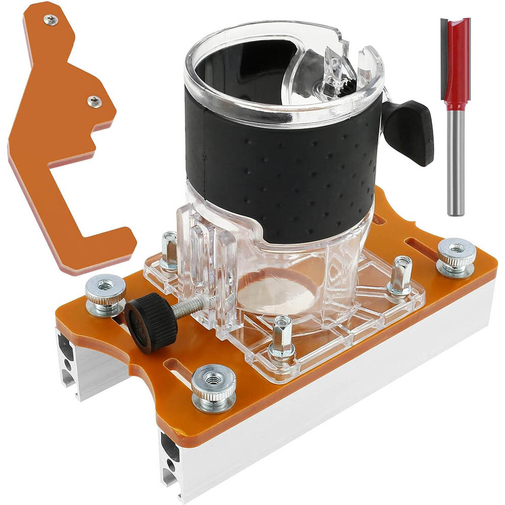 Компактная основа для фрезера 2 в 1 для слотинга в шкафах и мебели