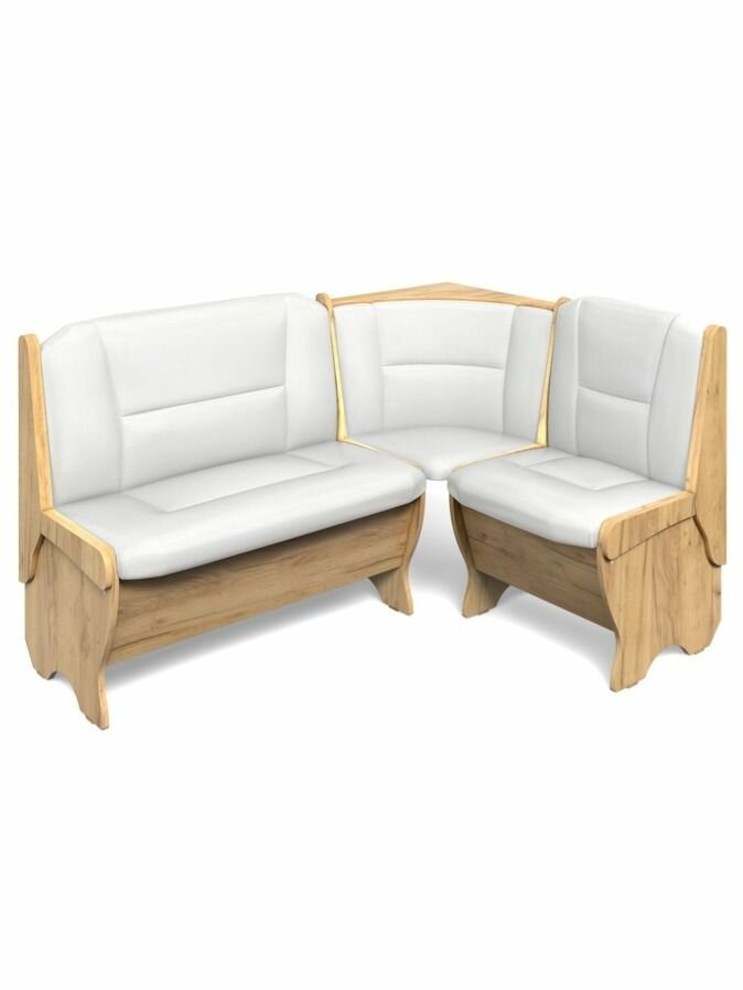 Кухонная скамья угловая Орхидея 148/108х53х84 см