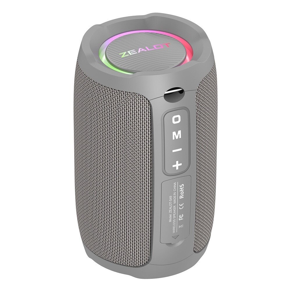 Портативная Bluetooth колонка с басом, IPX67, светомузыка, беспроводная, для улицы, до 12 часов