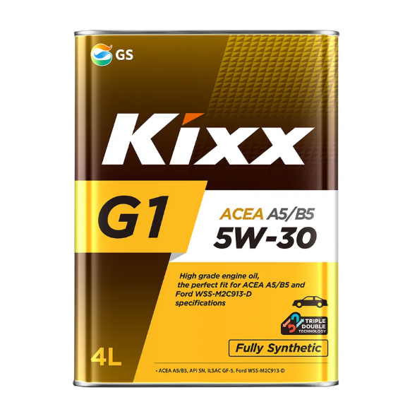 Масло моторное kixx g1 sp 5w-30 a5/b5 синтетическое 4 л
